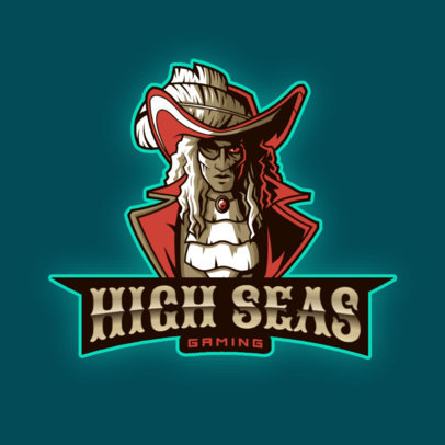 Placeit - Gaming Logo Maker with Pirate-Themed Illustrations