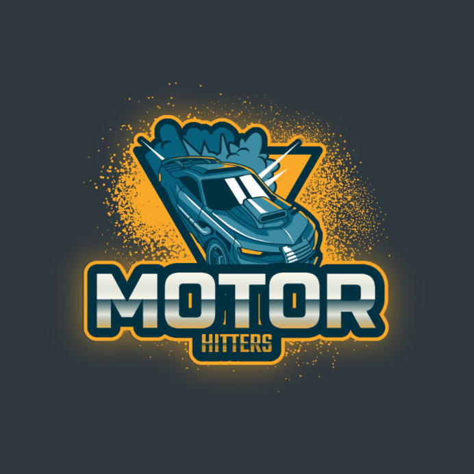 Placeit - Rocket League-Based Logo Template with a Powerful Car Graphic