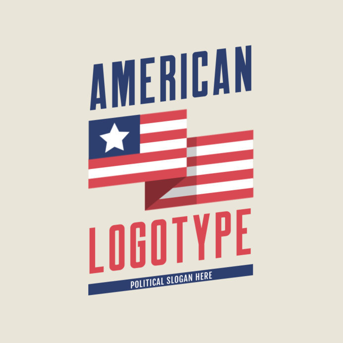 Placeit - Political Logo Maker Featuring American Graphics