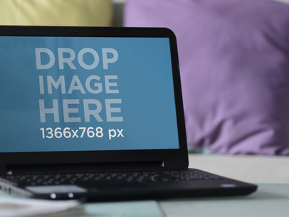 Placeit - Closeup Mockup of a Laptop