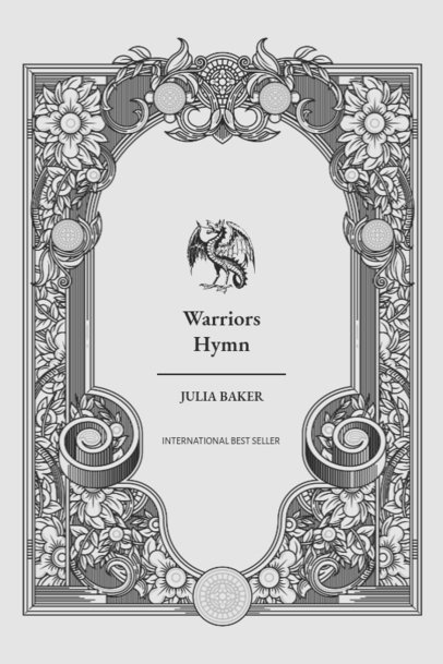 Placeit - Fantasy Book Cover Maker Featuring a Classical Frame