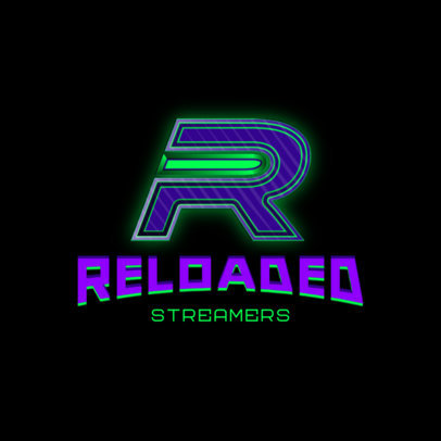 Placeit - Game Streaming Logo Maker with a Metallic Typography