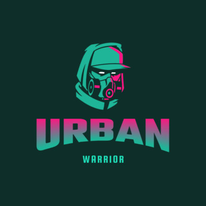 Placeit - War-Themed Logo Template for Gamers Featuring a Tank Clipart