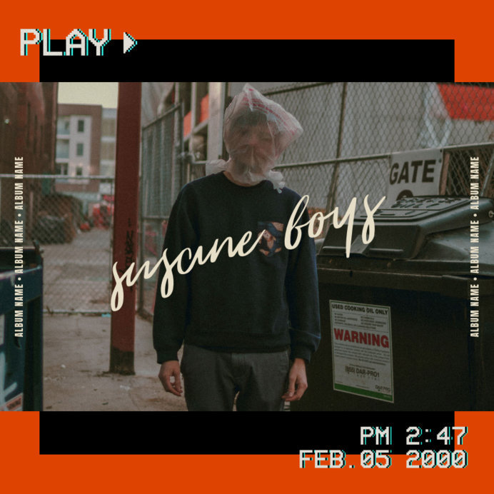 Placeit - Album Cover Maker Featuring Pictures with Glitch Filters