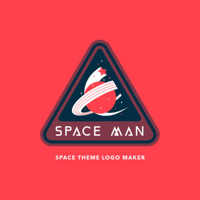 Placeit - Retro Logo Creator Featuring Outer Space Scenery
