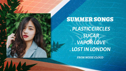 Placeit - YouTube Thumbnail Generator for a Poolside EDM Playlist