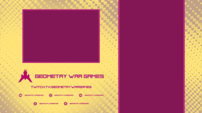 Placeit - Twitch Overlay Design Template with Vertical Screen Frames ...