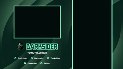 Placeit - Twitch Overlay Design Template with Vertical Screen Frames ...