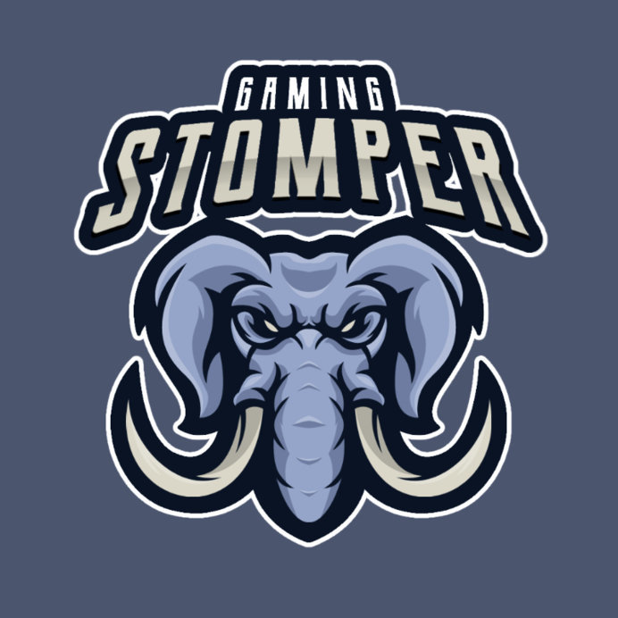 Placeit - Online Logo Maker Featuring a Raging Elephant