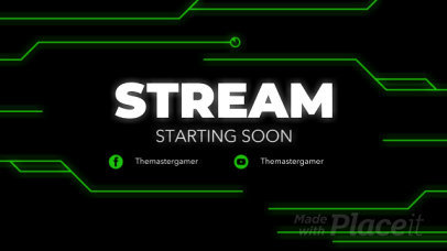 Placeit - Starting Soon Screen Video Maker with Virtual-Like Graphics