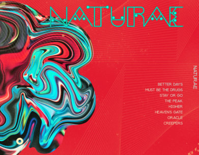 Placeit - Back Album Cover Design Template Featuring a Ripped Texture