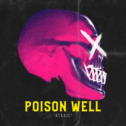 Placeit - Heavy Metal Album Cover Maker Featuring Dark Illustrations