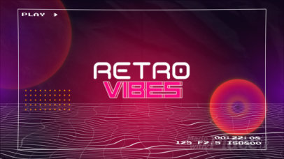 Placeit - Cool Intro Maker Featuring a Retro Aesthetic