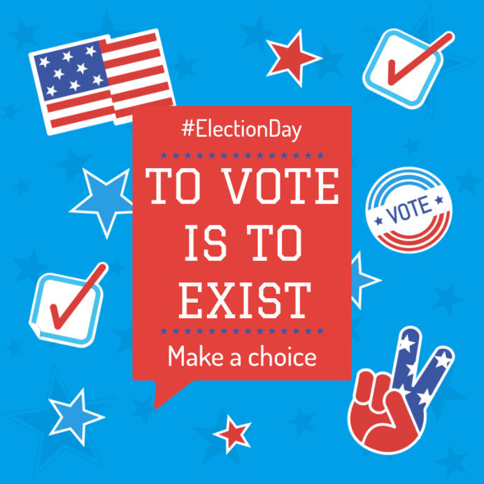 Placeit - Instagram Post Maker for an Election Day Voting Promo