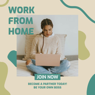 Placeit - Ad Banner Template for a WFH Business