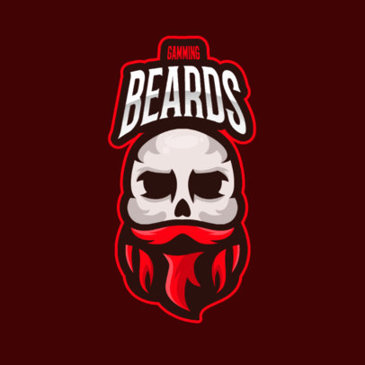 Placeit - Gaming Logo Maker for an FPS Game with a Skull Graphic