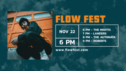 Placeit - Twitch Banner Maker for a Weekly Music Concert Lineup