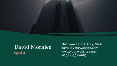 Placeit - Corporate Business Card Template with a Minimal Style