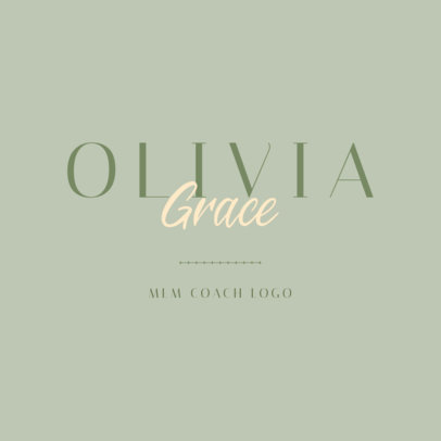 Placeit - Logo Maker for a Life Coach with an Elegant Typography