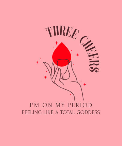Placeit - T-Shirt Design Creator Featuring an Empowering Period ...