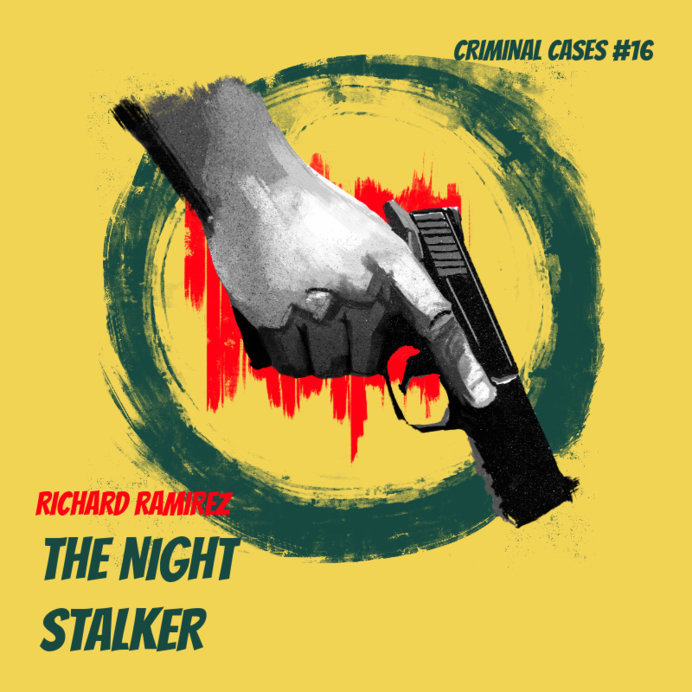 Placeit - Podcast Cover Design Template with a Crime-Story Theme