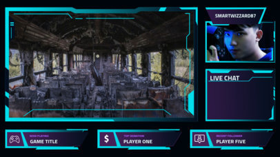 Placeit - Modern Twitch Overlay Generator with Color-Gradients