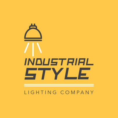Placeit - Lighting Company Logo Maker for a Dropshipping Business