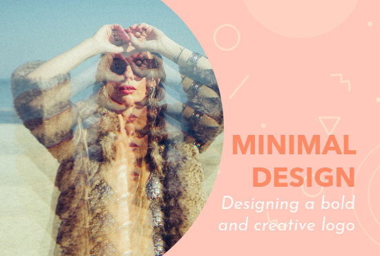 Placeit - Minimal Fiverr Gig Image Template for a Design Service