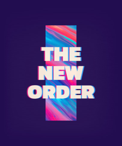 Placeit - Pixelated T-Shirt Design Template with a Gaming Quote