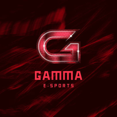 Placeit - Gaming Team Logo Generator Featuring a Monogram with Wings