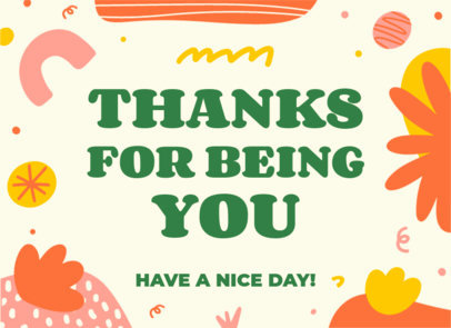 Placeit - Greeting Card Design Template Featuring Encouraging Messages