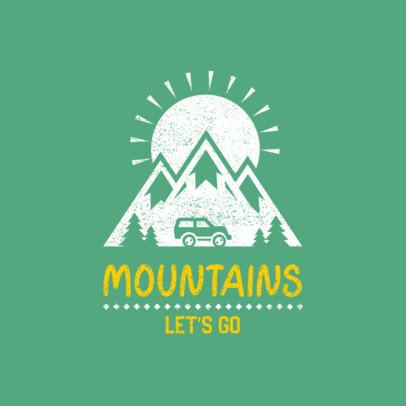 Placeit - Logo Template for an Outdoor Exploring Activities Company