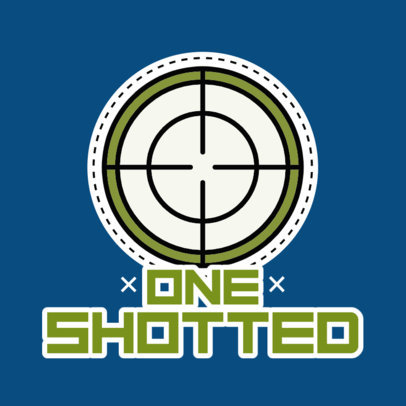 Placeit - Sticker Design Template Featuring a Beginner Military Medal