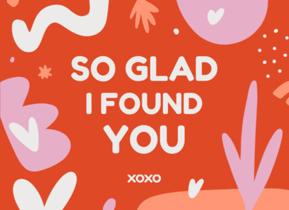 Placeit - Greeting Card Design Template Featuring Wholesome Messages