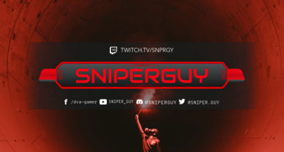 Placeit - Twitch Banner Maker for Gamers Featuring Trendy Designs