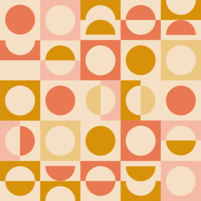 Placeit - Print Pattern Design Template Featuring Seamless Geometric Shapes