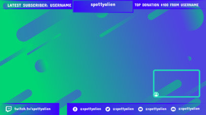 Placeit - OBS Stream Overlay Template for Gamers Featuring a Simple ...