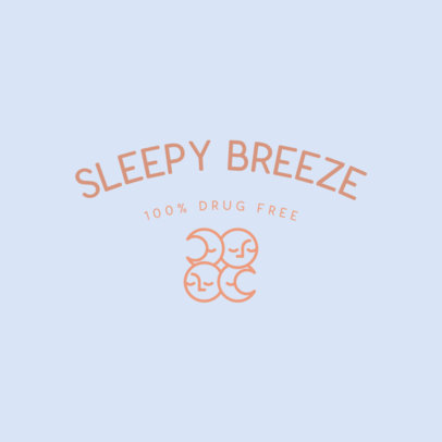 Placeit - Minimal Logo Maker for a Sleep Aid Featuring a Relaxing Aesthetic