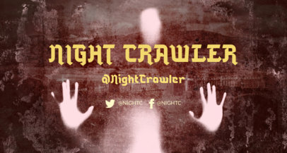 Placeit - Twitch Banner Design Template for Horror Streamers Featuring ...