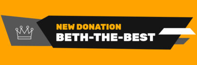 Placeit - Twitch Alert Box Design Template with Gaming-Style Icons