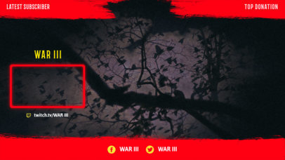Placeit - Twitch Overlay Maker for Survival Horror Streamers with a ...
