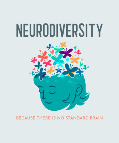Placeit - T-Shirt Design Maker to Raise Awareness of Neurodiverse People