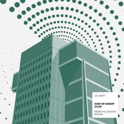 Placeit - Alt-Rock Album Cover Template Featuring Brutalist Architecture