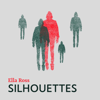 Placeit - Pop Album Back Cover Template with Paint Stains and a Modern ...