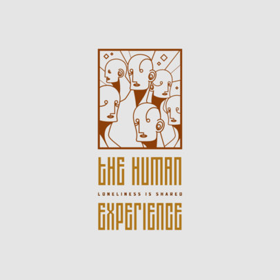 Placeit - Logo Maker Featuring an Art Deco-Styled Sunrise Graphic