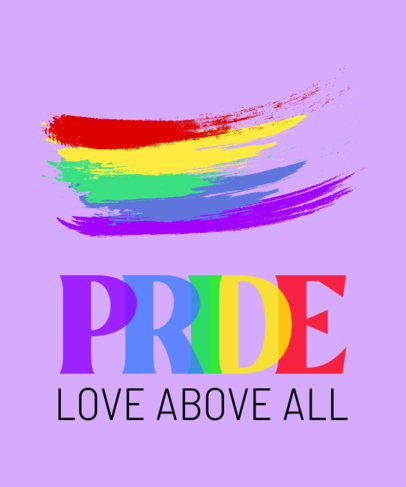 Placeit - T-Shirt Design Generator for LGBTQ Pride Month Featuring Neon ...