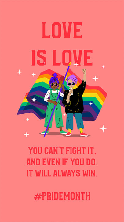 Placeit - Facebook Cover Design Template Featuring a Pride Month Theme
