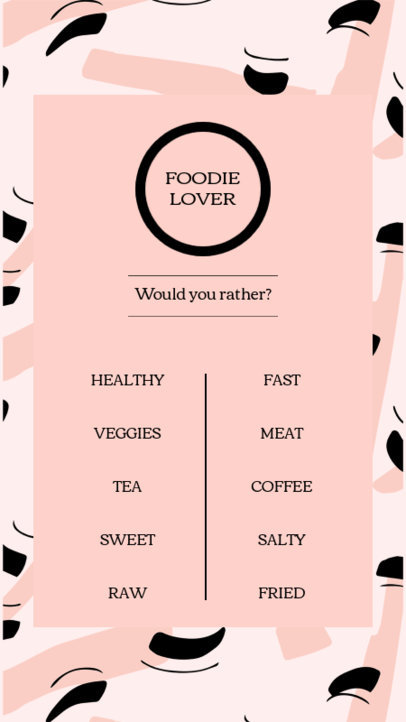 Placeit - Instagram Story Design Template Featuring Fun Quizzes