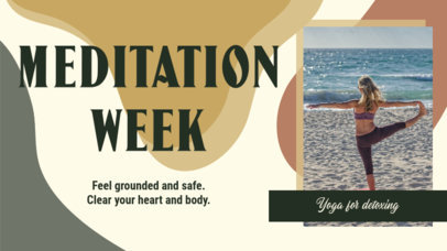 Placeit - YouTube Thumbnail Creator for a Soft Meditation Music Playlist