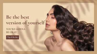 Placeit - YouTube Thumbnail Design Generator Featuring a Positive Quote ...